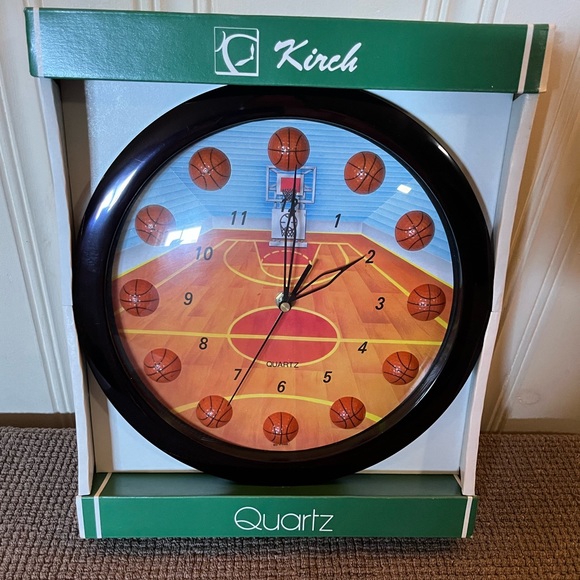 Wall Decor | New Basketball Theme Wall Clock | Poshmark